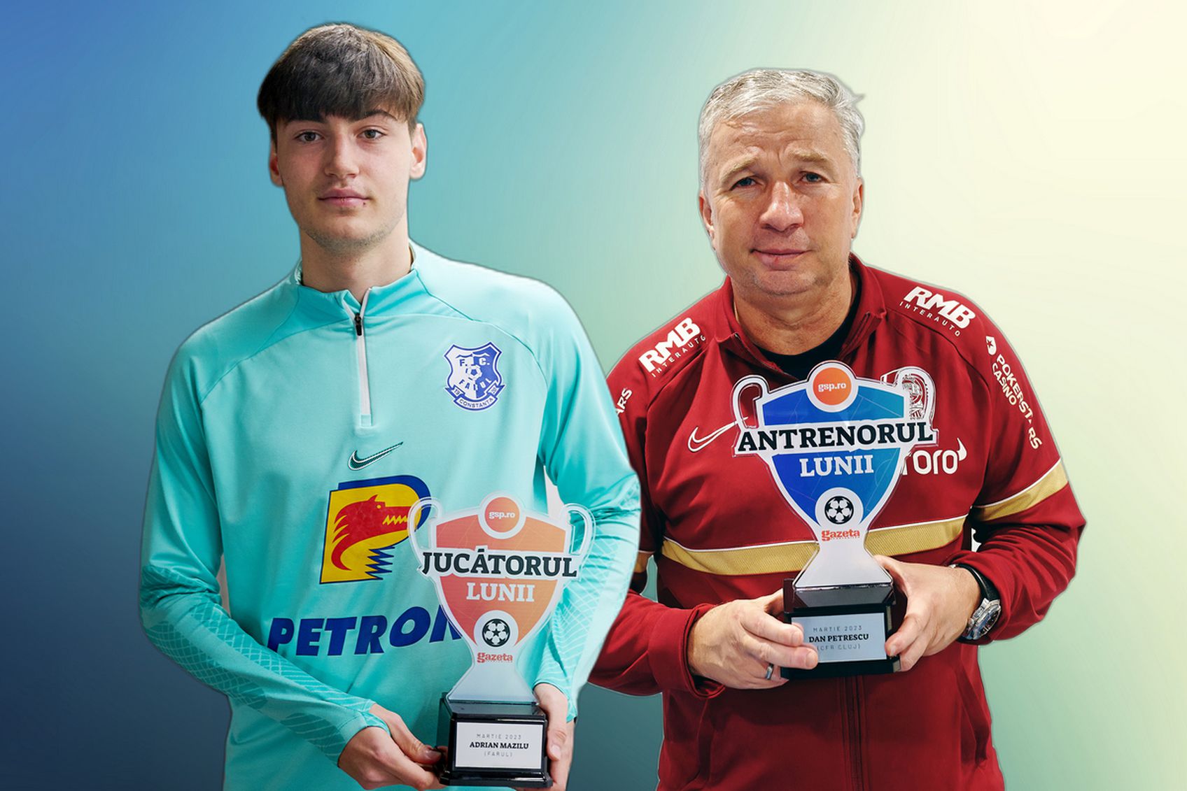 Adrian Mazilu a fost ales „Jucătorul lunii martie”, iar Dan Petrescu ... Adrian Mazilu a fost ales „Jucătorul lunii martie”, iar Dan Petrescu ...
