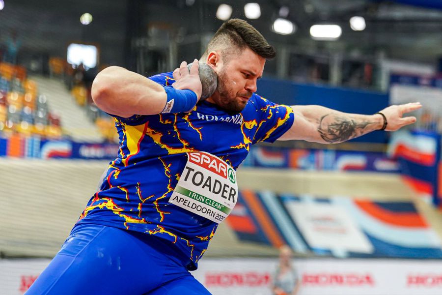 Andrei Rareș Toader, campion european indoor la aruncarea greutății, cu record național!