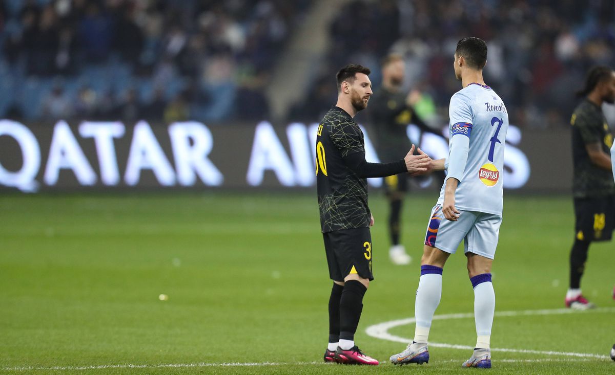 Poza 15 Al Hilal And Al Nassr Vs Psg 4 5 Lionel Messi și Cristiano