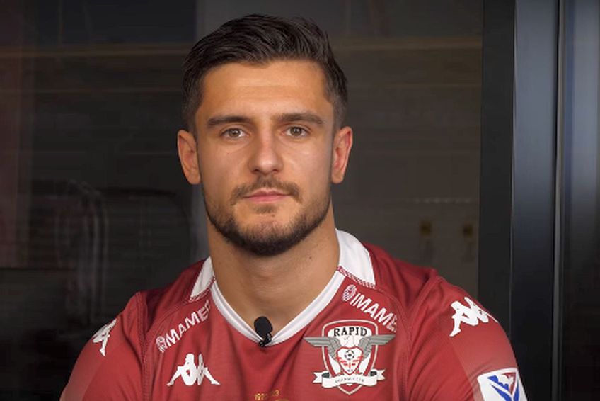 Borisav Burmaz anunță câte goluri vrea să dea la Rapid în 2023: „Pentru ...